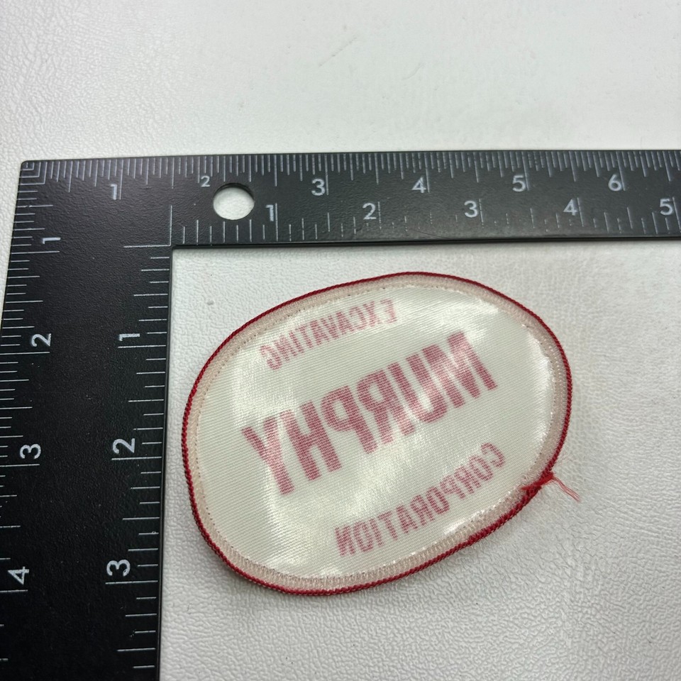 Vintage MURPHY EXCAVATING CORPORATION Patch (Advertising, Company) 41MT ...