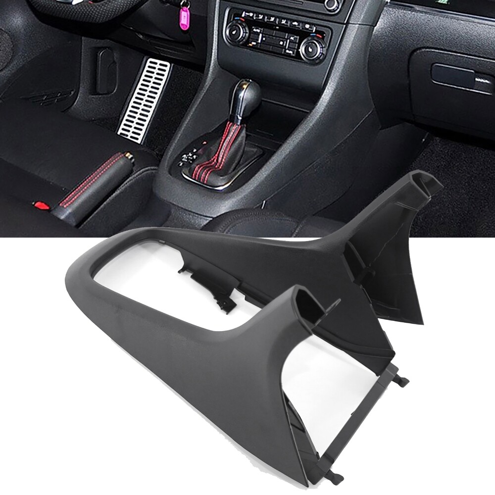 Center Console Frame Trim Shift Panel Cover For Volkswagen VW Golf 6 ...