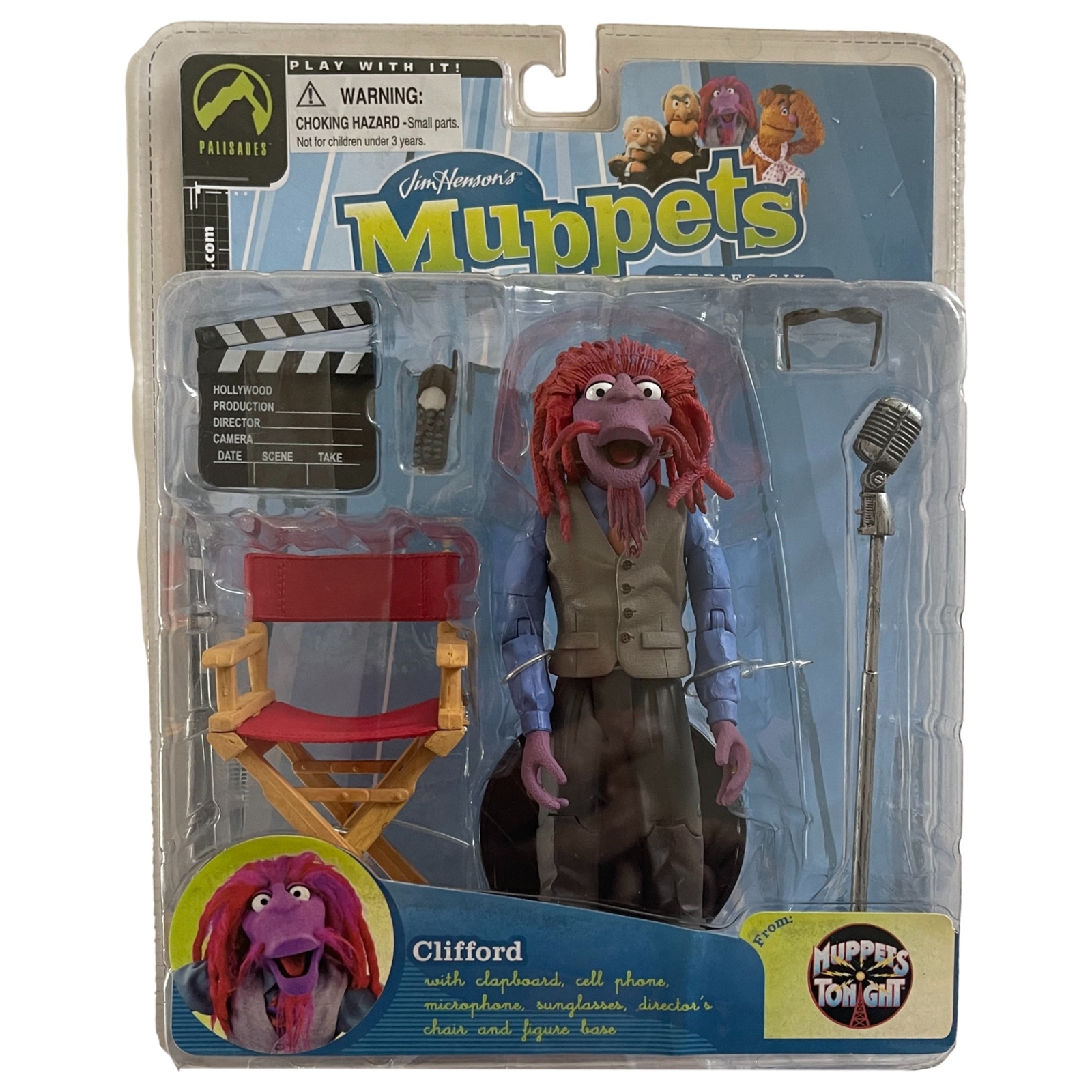 The Muppets Show Series 6 Clifford Palisades Toys Action Figure Playset ...