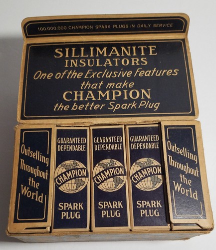 Vintage Champion Spark Plug Boxes | eBay