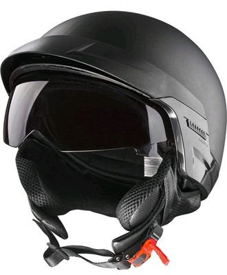 Cartman Motorcycle Open Face Helmet with Sun Visor Quick Release Buckle ...