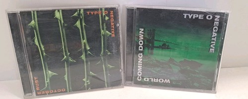 Type O Negative World Coming Down 1999 & October Rust CD Album Lot Of 2 ...