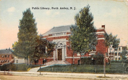Public Library Perth Amboy New Jersey Post Card Co | eBay