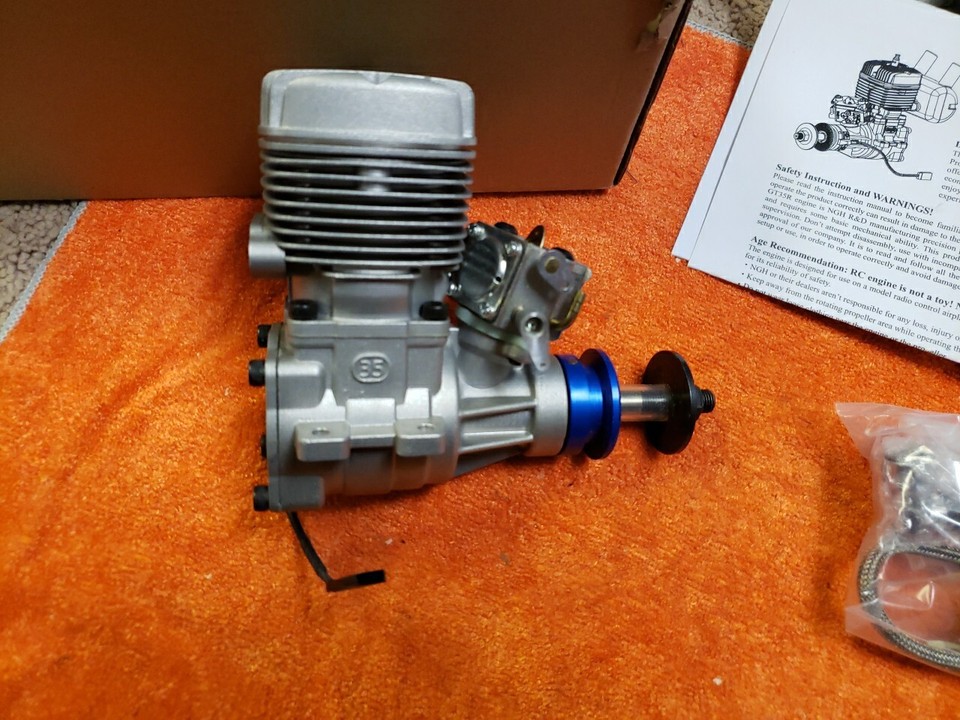 NGH Engine - NGH GT35R Gas Motor - 35cc Motor - high performance gas ...