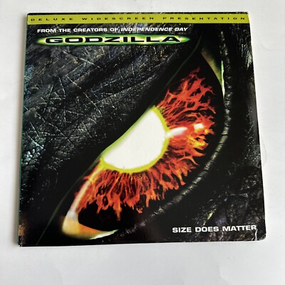 Godzilla (1998) [23126] Deluxe Widescreen Version Sci-Fi * Size Does ...