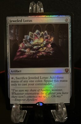 Jeweled Lotus MTG Foil Commander Legends CMR Magic The Gathering NM ...