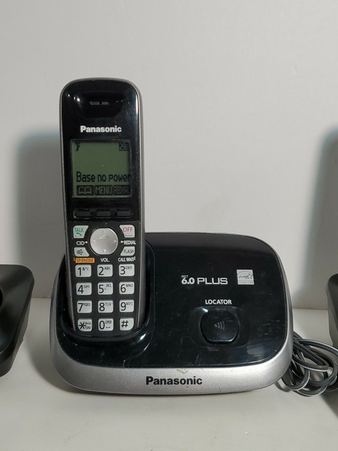 Panasonic KX-TG6511 Phone Base Unit & KX-TGA652 Handset w/ Batteries ...