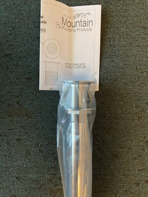 Mountain Plumbing MT740-2 Lavatory Drain Body without Overflow ...