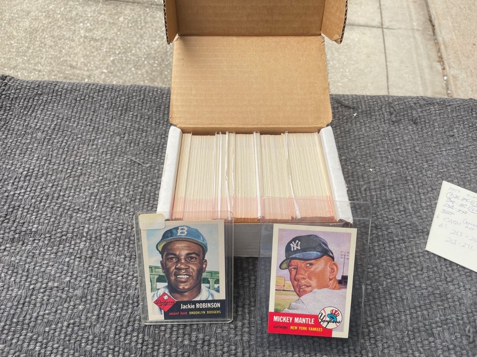 1953 Topps Complete Baseball Reprint Set | eBay
