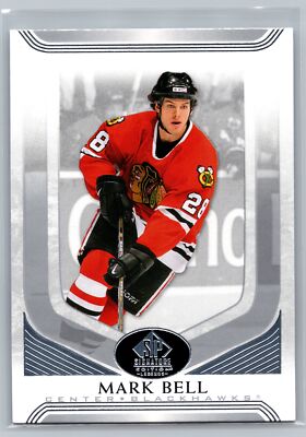 2020-21 SP Signature Edition Legends #205 Mark Bell Chicago Blackhawks ...