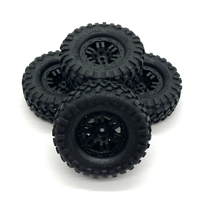 TRX-4M DEFENDER - TIRES & Wheel Set assembled Goodrich Mud Terrain 1.0 ...