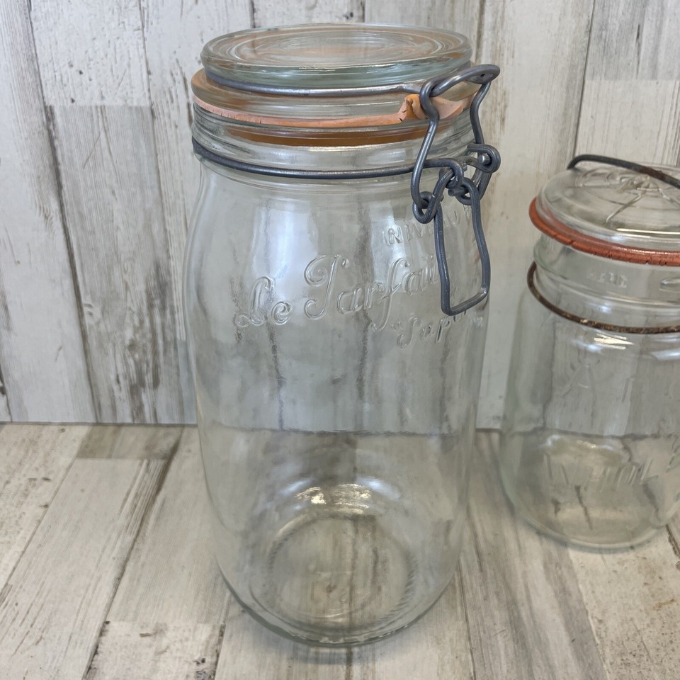 LE PARFAIT SUPER Atlas Wholefruit Wheaton Glass Jars Kitchen Decor ...