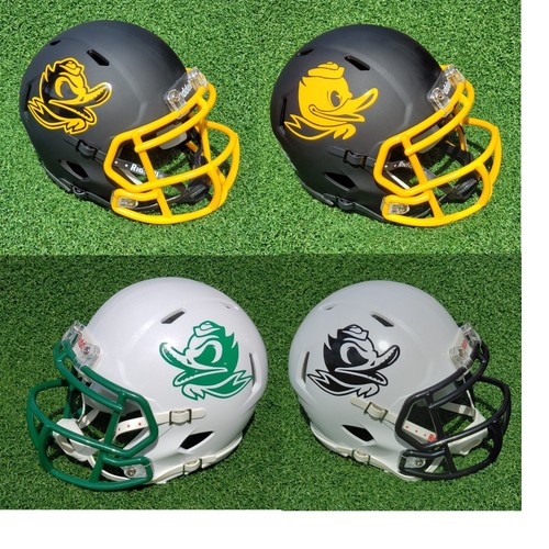OREGON DUCKS DUCK LOGO MINI HELMET, 4 OPTIONS | eBay