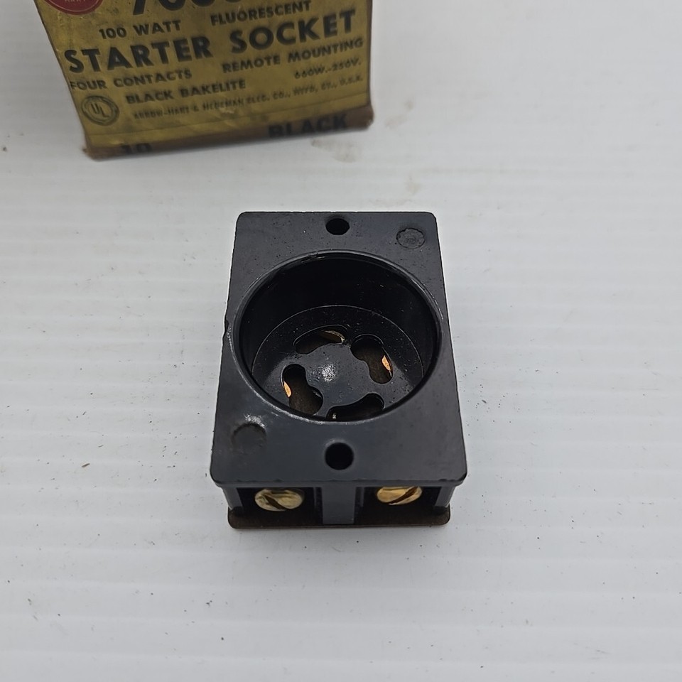 Arrow Heart 7066 Starter Socket Bakelite Lot Of 7 | eBay
