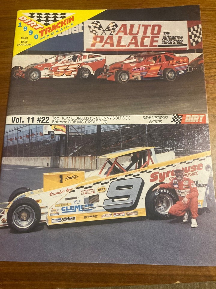 1990 Dirt Trackin Magazines Lot Of 10 Modified Racing Programs Volume ...