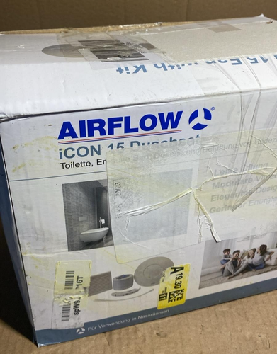 Airflow iCON 15 Extractor Fan Kit - 100mm/4 - Comes with Humidity/Timer ...