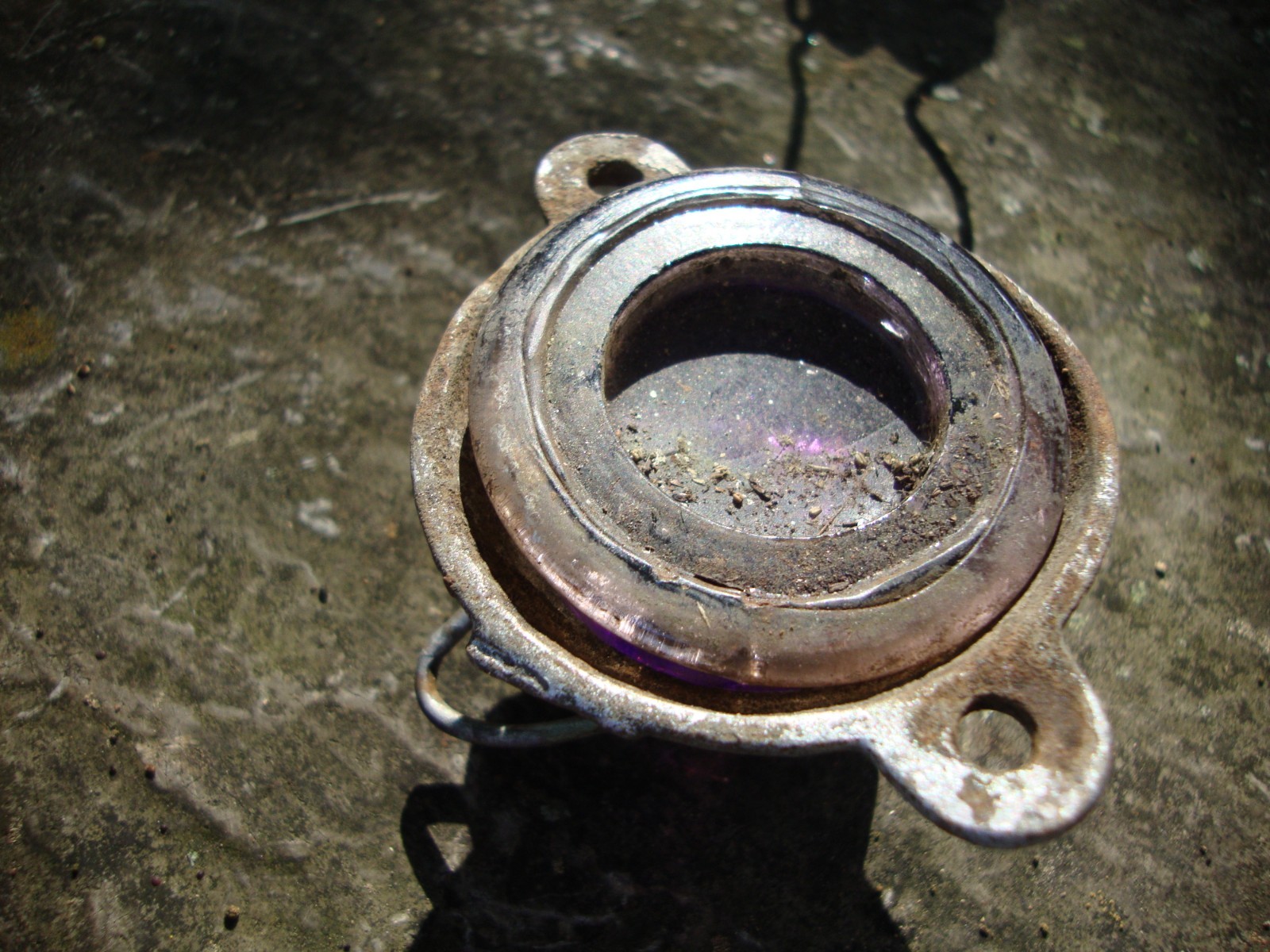 RARE GROUP OF 5 PURPLE LIGHTNING ROD INSULATORS W/MOUNTING BRACKETS | eBay