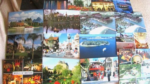 Walt Disney & Epcot postcards 1985 & 1991 unused - 18 cards - see ...