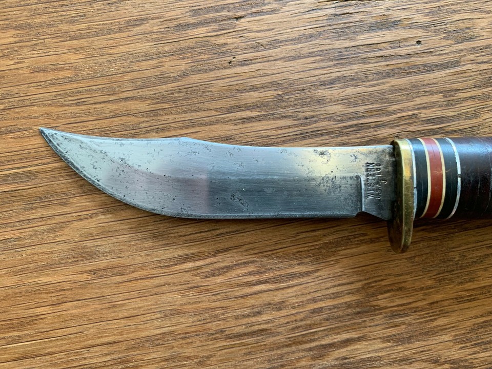 Western USA L66 Fixed Blade Skinning Knife | eBay