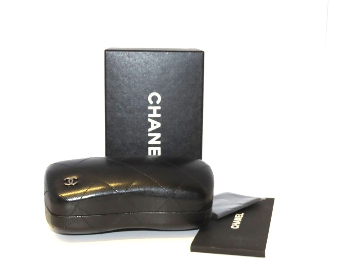 Chanel Sunglasses Eyeglasses X-Large Set Quilted Case Cloth Chanel Sunglasses Eyeglasses X-Large Set Quilted Case Cloth