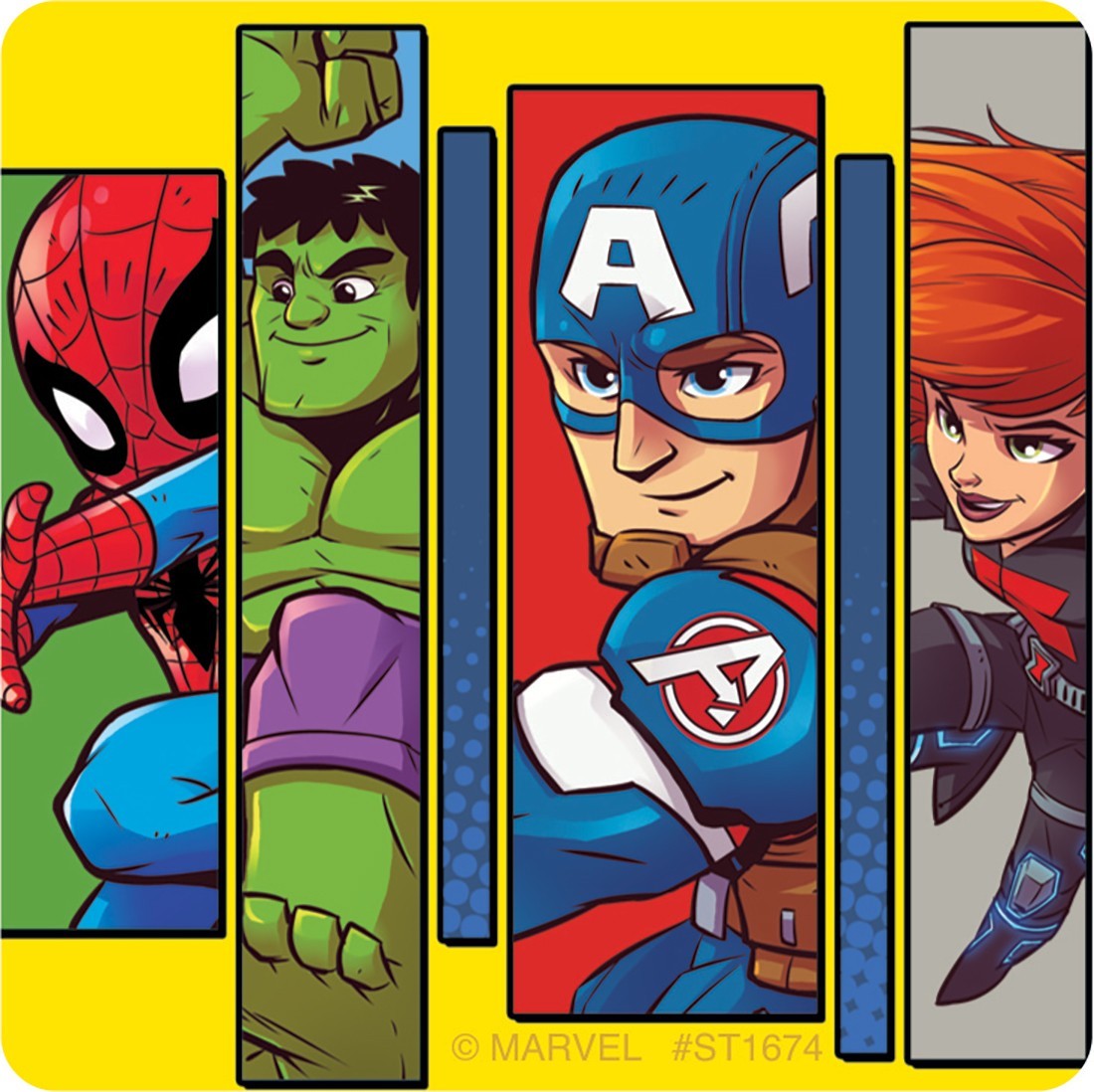 Marvel Superhero Stickers x 5 - Birthday Party Favours - Adventures ...