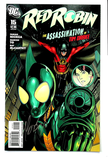 Red Robin #15 Signed by Marcus To DC Comics 2010 | eBay