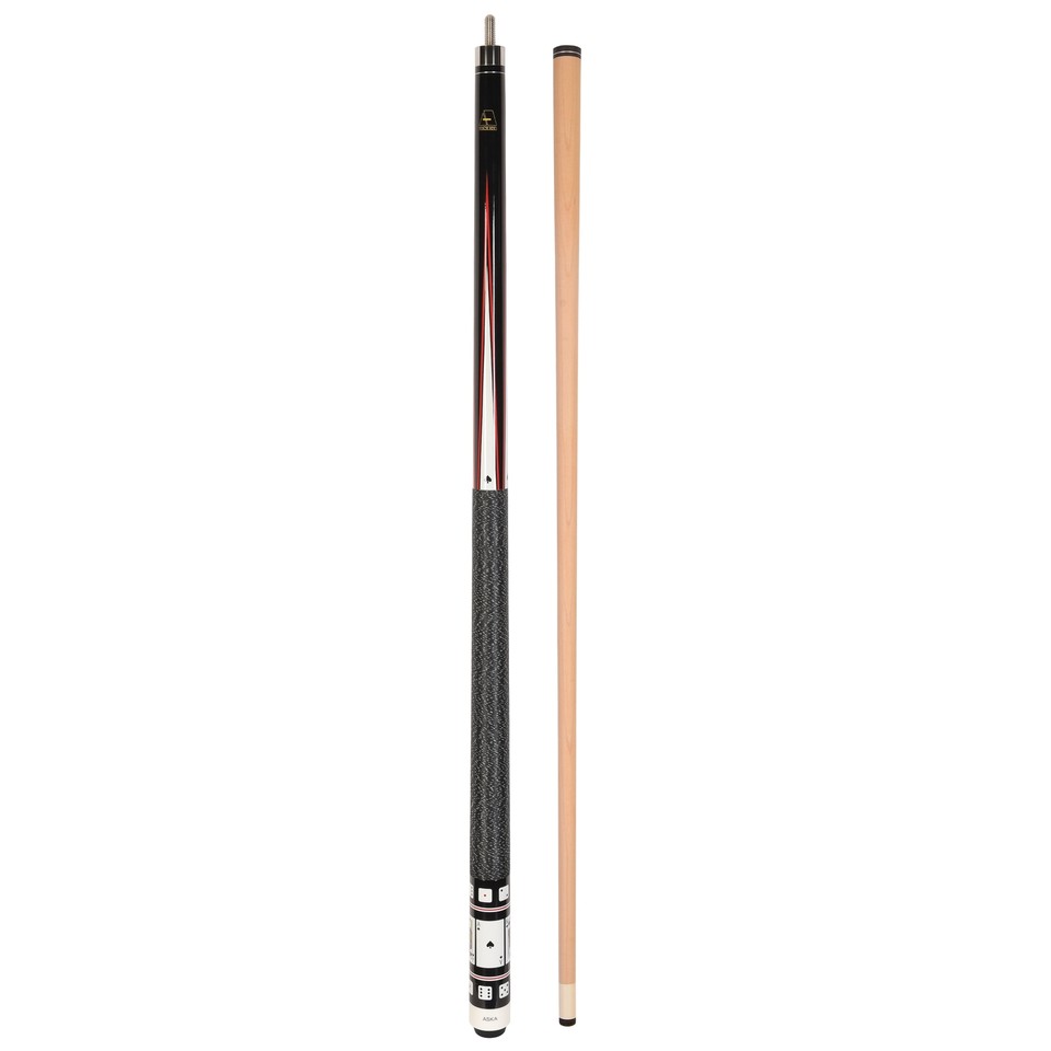 ASKA Poker Cards and Dice Billiard Pool Cue, Spades 18-21oz | eBay