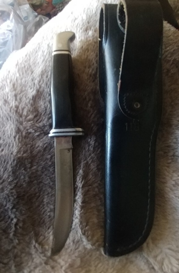 BUCK 118 PERSONAL FIXED BLADE KNIFE 3-LINE PRE DATE CODE MADE IN USA | eBay