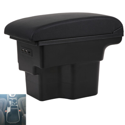 Armrest Box For KIA Soul Central Center Console Box Arm Rest With 3 USB ...