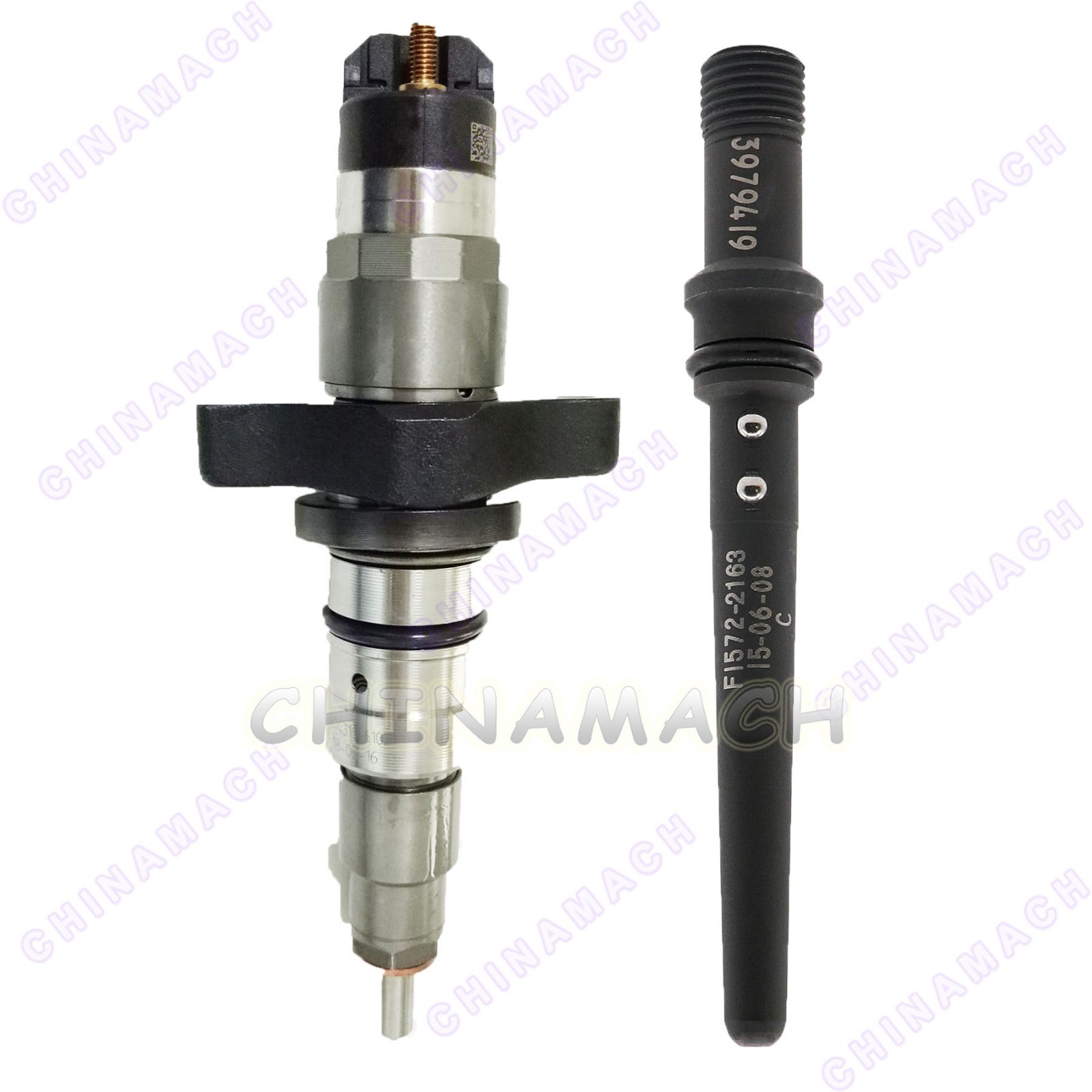 One Set Diesel Fuel Injector With Connector Tube 0445120210 for CUMMINS ...