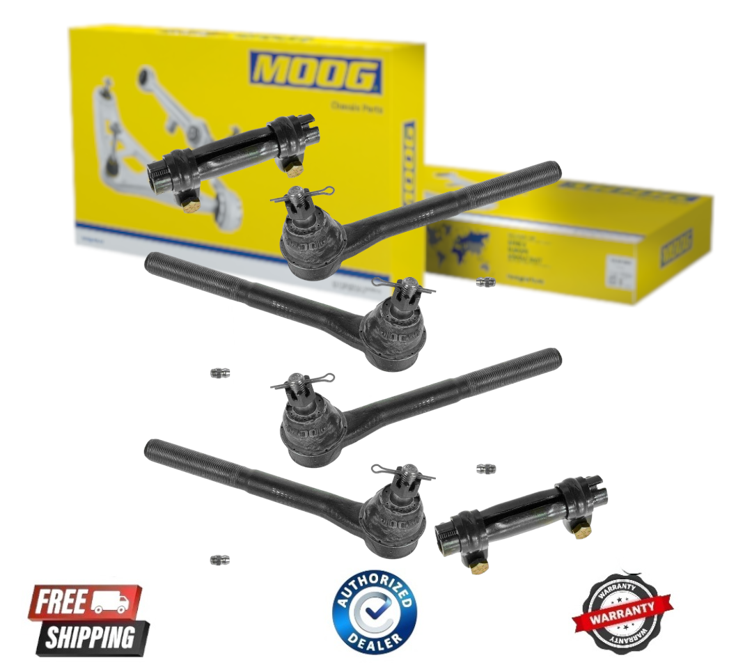 MOOG Front Inner Outer Tie Rod End Sleeve 6pc Set Kit | ES2838RL ...