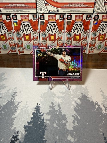 2026 Topps Series 1 Baseball: Jonah Heim: Pink Sandblast Foil - Rangers ...