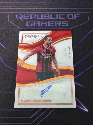 2023-24 Panini Immaculate Zlatan Ibrahimovic Autograph /15 | eBay