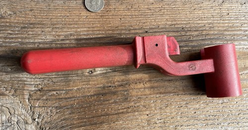 Vintage Locomotive Railroad Brake Handle Composite Lever ~ Red Color ...