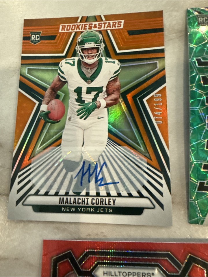 Malachi Corley Autograph Card Numbered 74/199 And 3 Cards | eBay