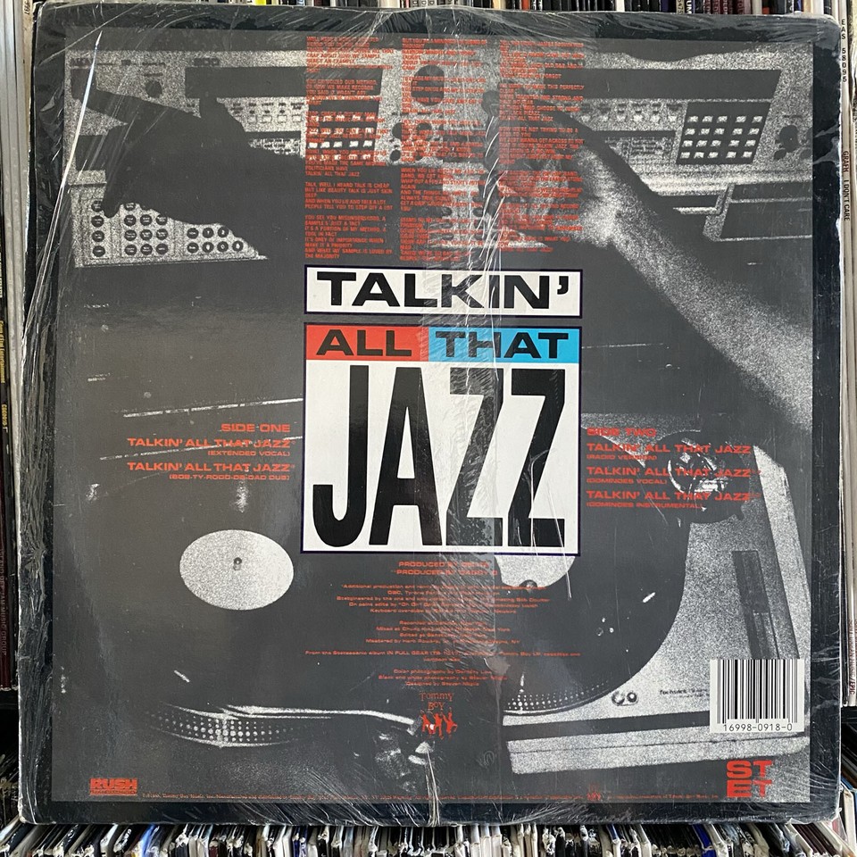 STETSASONIC - TALKIN' ALL THAT JAZZ (12") 1988!! RARE!! DADDY-O!! IN ...