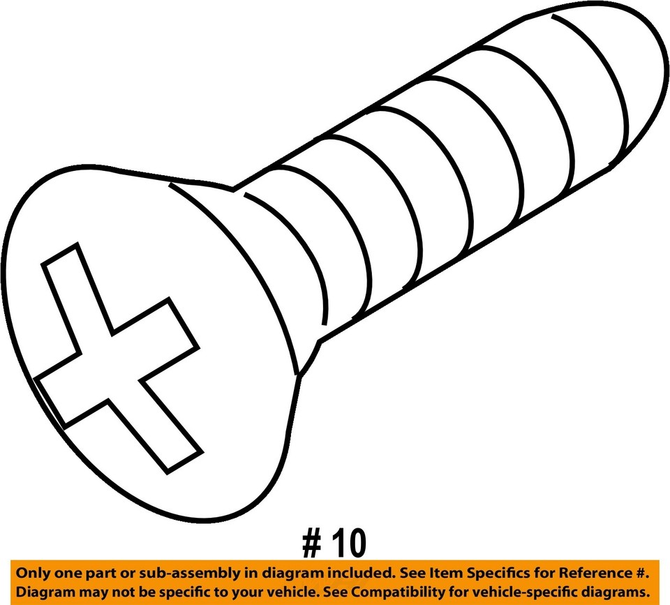 MITSUBISHI OEM 12-17 Lancer Rear Bumper-Outer Bracket Screw MF453047 | eBay