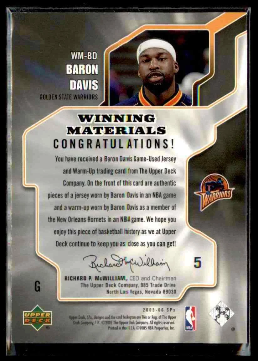 Baron Davis Beard Warriors