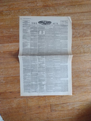 1844 MAY 25 MORSE TELEGRAM INVENTED/ DAYS EVENTS Baltimore Sun ...