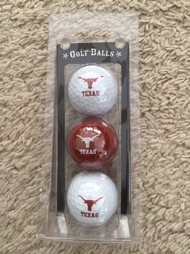 Texas Longhorns Licensed 3-Pack Golf Balls | eBay