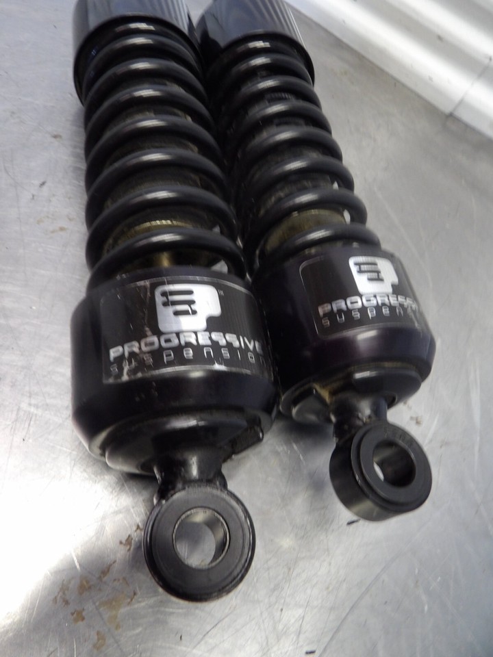 09 Triumph Bonneville SE rear shocks 440 Progressive Suspension 12.5 ...