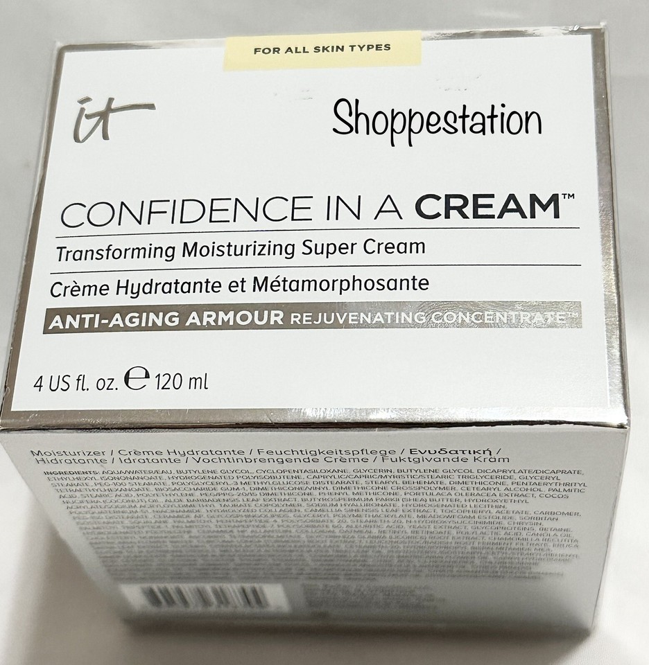 IT Cosmetics Confidence in a Cream Anti Aging Facial Moisturizer 4oz ...
