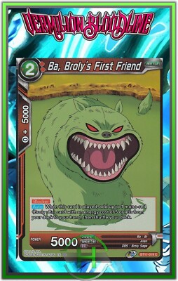 Ba, Broly's First Friend - BT11-019 C FOIL - RE - 2nd ED - EN - NM/M | eBay
