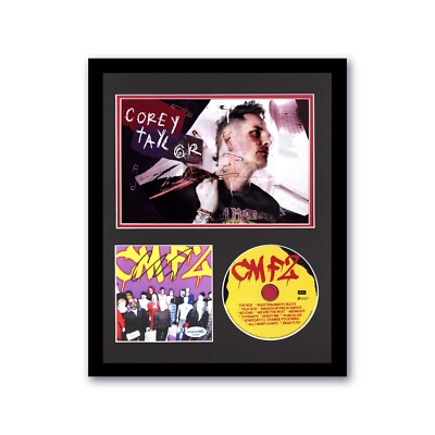 COREY TAYLOR SLIPKNOT SIGNED AUTOGRAPH FRAMED 11x14 DISPLAY ACOA MATTE ...