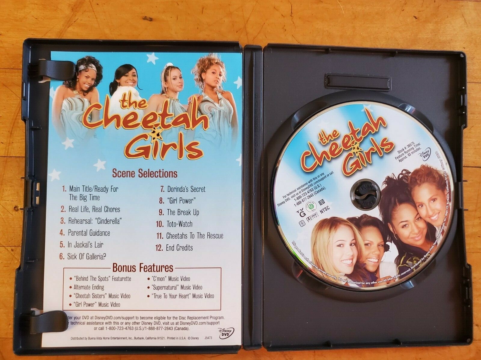 The Cheetah Girls (DVD, 2004) 786936245264| eBay
