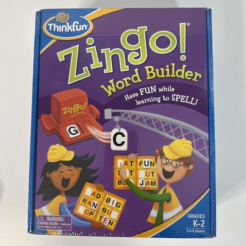 THINKFUN ZINGO! WORD BUILDER GRADES K-2 LEARNING GAME TO SPELL READ ...
