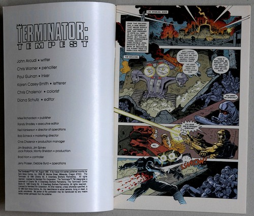 Terminator #1 Vol 1 - Dark Horse Comics - John Arcudi - Chris Warner ...
