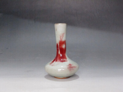 TH567 Chinese Transmutation glaze white red Porcelain Monochrome Glaze ...
