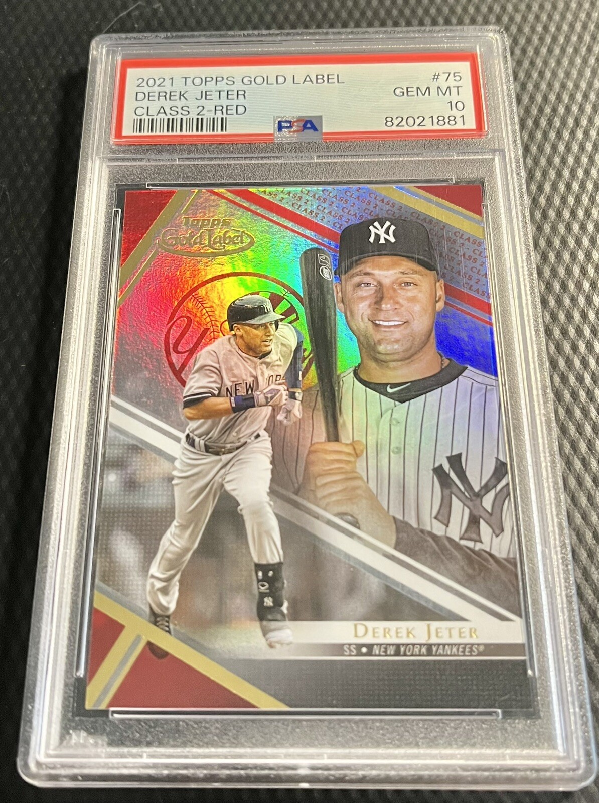2021 Topps Gold Label - Class 2 Red #75 Derek Jeter /50 for sale online ...