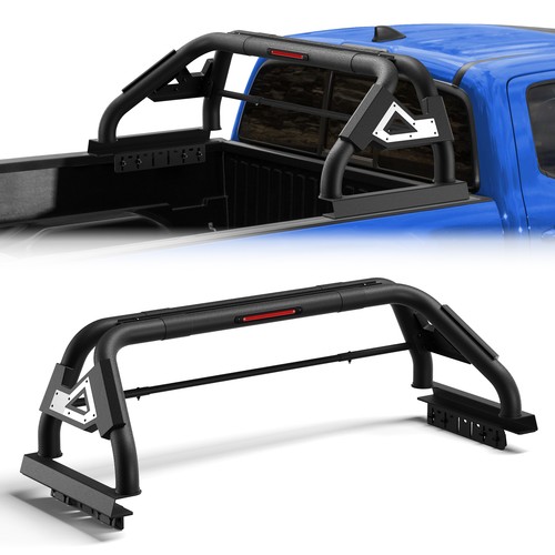 For 2005-2023 Toyota Tacoma Adjustable Truck Bed Rack Sport Bar Chase ...